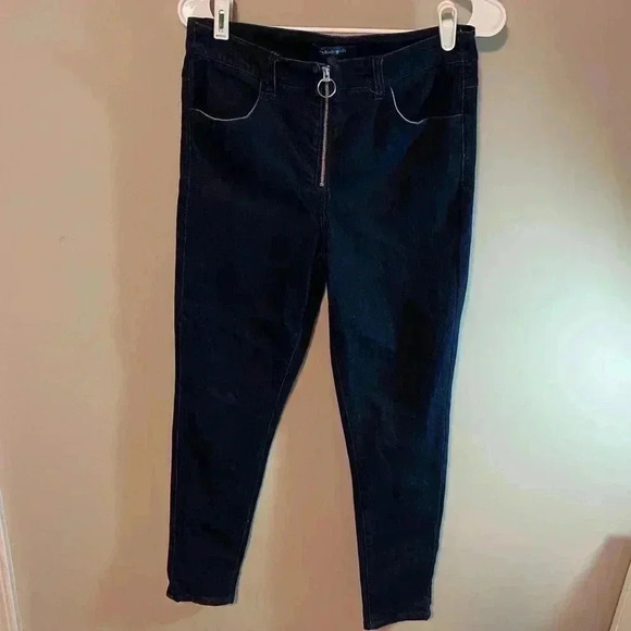 Modcloth | Jeans | Modcloth Dark Blue Stretch Denim Jeans Size 8 | Poshmark